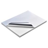 China 130gsm Printable Matte Waterproof Sticker Paper For Waterbased Dye Ink for sale