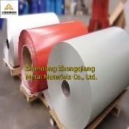 China 0.14 - 3.0mm Thick Color Coated Aluminium Coil Smooth / Embossed Aluminum Coil for sale