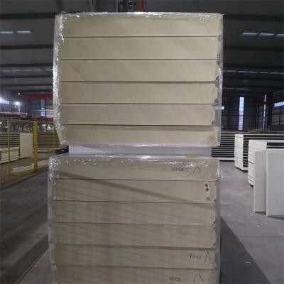 China Insulation Board Cool Room Panels 50mm Non Flammable B1 Density Range 30 - 50 Kg/m3 for sale