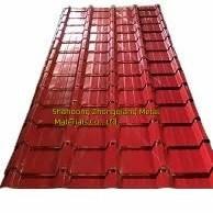 China Polyester Coating Aluminium Roof Shingles Standard Size 300mm X 100mm X 25mm for sale