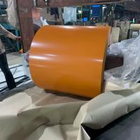 China RAL Color Coated Coils With Flexible Processing Cutting / Bending / Roll Forming Thickness 0.14-3.0mm for sale