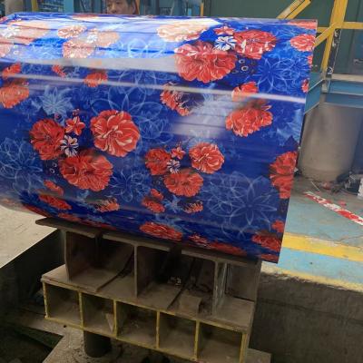 China Galvanized Prepainted Printed Coils Combining Aesthetics Protective Performance for sale