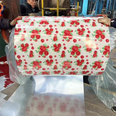 China High-Corrosion Galvanized Prepainted Printed Coil With Customizable Patterns & Colors for sale