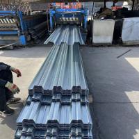 China Warehouse Hot Dip Galvanized Steel Floor Decking For Large Span Workshop for sale