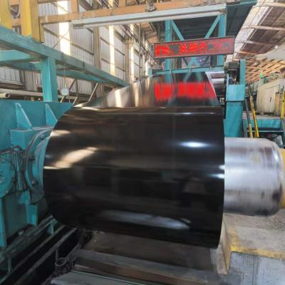 China Galvanized Color Coated Steel Coil, Reverse Coating, Black Backing for sale