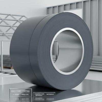 China Corrosion Resistant Weatherproof PPGI Steel Coil with Customizable Coating for Roofing and Construction for sale
