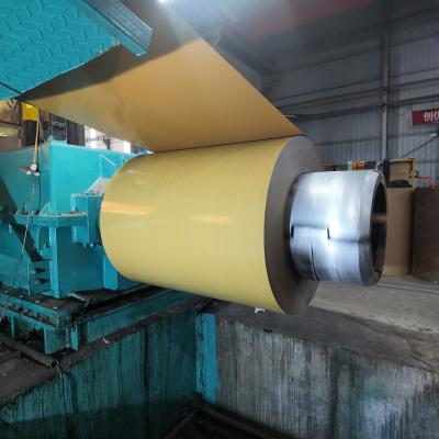 China Printed Color Coated Steel Coil / Wood Grain Pattern Galvanized Steel Sheet Coil for sale