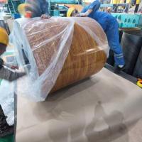 China Wood Grain Printed Galvanized Prepainted Steel Coil Anticorrosion For Construction Decoration for sale