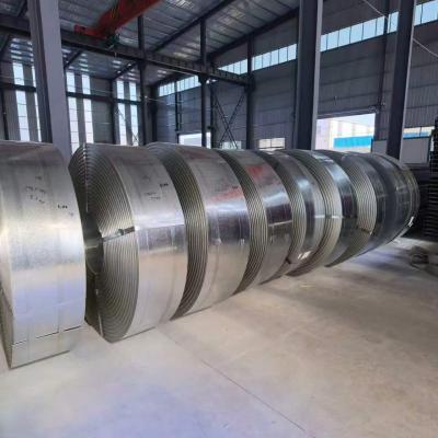 China Galvanized Steel Strip / Zinc Coated Steel Strip. skin pass treated for flatness and ductility. for sale