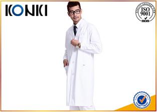 China Comfortable White Medical Scrubs Uniforms , Medical Lab Coats For Doctor for sale