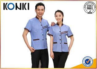China Delicate Handwork Hotel Staff Uniform Female And Male Various Colors for sale