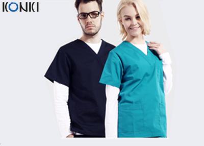 China V Neck Surgical Gown  Medical Scrubs Uniforms For Men And Women for sale
