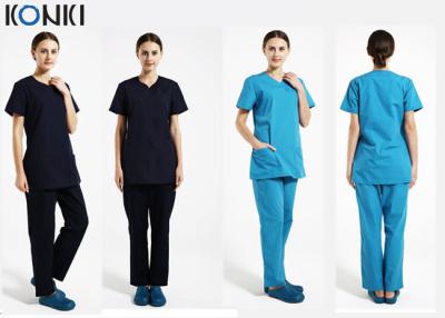 China V Neck Surgical Gown  Medical Scrubs Uniforms For Men And Women for sale