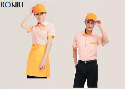 China Embroidery Logo Cool Bar And Restaurant Uniforms For Restaurant Servers for sale