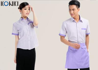 China Embroidery Logo Cool Bar And Restaurant Uniforms For Restaurant Servers for sale