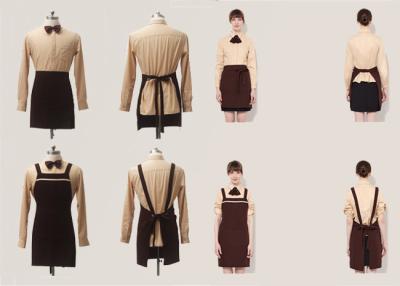China Coffee Shop Fine Dining Restaurant Uniforms With High - End Suit for sale