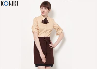 China Coffee Shop Fine Dining Restaurant Uniforms With High - End Suit for sale