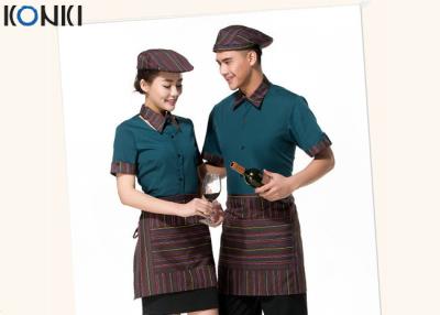 China Cool Restaurant Wait Staff Uniforms Nice Shirt And Pants For Restaurant for sale