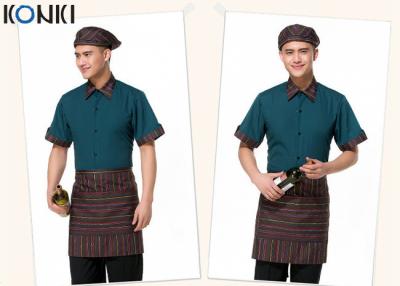 China Cool Restaurant Wait Staff Uniforms Nice Shirt And Pants For Restaurant for sale