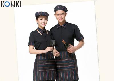 China Cool Restaurant Wait Staff Uniforms Nice Shirt And Pants For Restaurant for sale