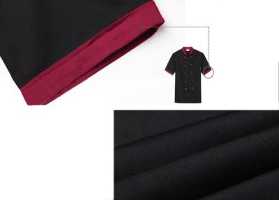 China Stand Collar Embroidery Chef Cook Uniform Short Sleeve For Kitchen for sale
