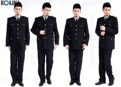 China Single Breasted Jacket Security Guard Uniform Long Sleeve For Men for sale