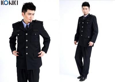 China Single Breasted Jacket Security Guard Uniform Long Sleeve For Men for sale
