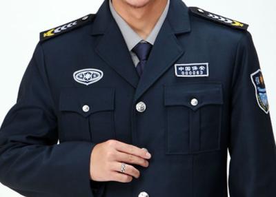 China Black Two Pockets Security Officer Jackets For Security Guards for sale