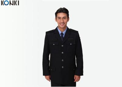 China Single Breasted Jacket Security Guard Uniform Long Sleeve For Men for sale