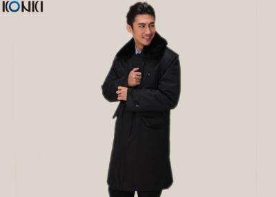 China Winter Security Guard Uniform Coat / Wind Resistant Coat With Two Pieces Set for sale