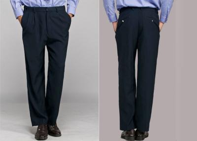 China Polyester Cotton Womens / Mens Black Pants For Security Guard Clothing for sale
