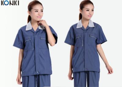 China Summer Custom Work Uniforms , Professional Industrial Work Uniforms For Adults for sale