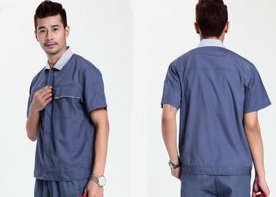 China Summer Custom Work Uniforms , Professional Industrial Work Uniforms For Adults for sale
