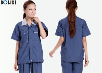 China Summer Custom Work Uniforms , Professional Industrial Work Uniforms For Adults for sale