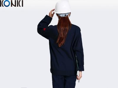 China Contrast Color Industrial / Factory Workwear Sets 100% Cotton Mens Workwear for sale