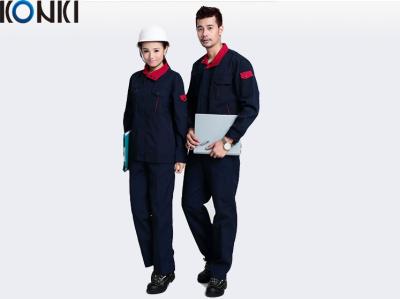 China Contrast Color Industrial / Factory Workwear Sets 100% Cotton Mens Workwear for sale
