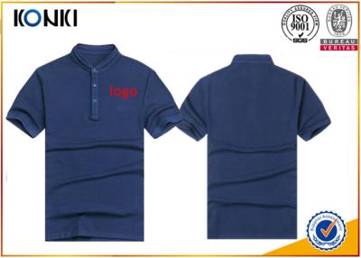China Men'S Navy Color Personalized Polo Shirts Stand Collar Fashion T - Shirt for sale