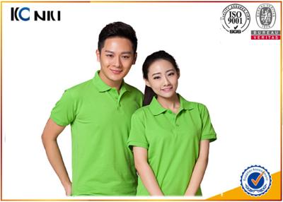 China Cotton / Polyester Golf Polo Shirt Knitted Mens Custom Printed Polo Shirts for sale
