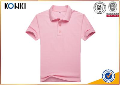 China Men Colorful Custom Polo Shirt With Heat Transfer / Silk Screen Print Logo for sale