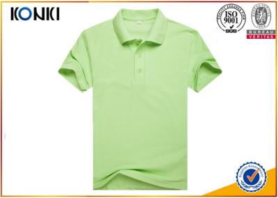 China Men Colorful Custom Polo Shirt With Heat Transfer / Silk Screen Print Logo for sale