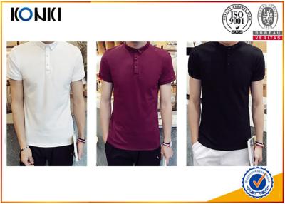 China Men'S Fashion Custom Polo Shirt / Embroidery Polo Shirt Contrast Color Neck for sale