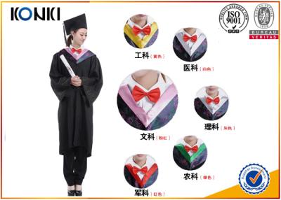 China wholesale graduation gowns and mortar board black gowns from China clothing factory for sale