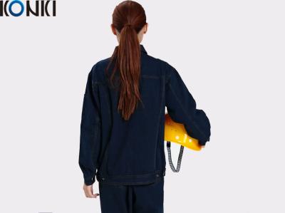 China Winter workwear uniform For industrial workers durable denim fabric  work suit for sale