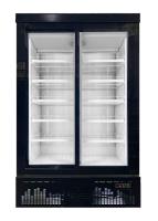 China High Efficient Shop Sliding Door Frozen Food Display Freezer Built In System for sale