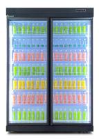 China Custom Color Display Commercial Freezer Showcase Fridge For Beverage for sale