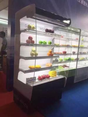 China Slim Curve Glass Grocery Multideck Open Chiller Showcase Danfoss Compressor for sale
