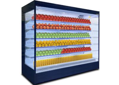 China Fast Refrigeration Commercial Multideck Display Open Front Chiller Low Noise for sale
