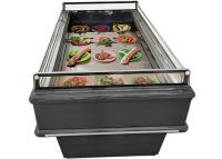 China OEM Supermarket Island Refrigerator Freezer For Seafood / Fruit / Vegetable for sale