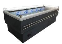 China Customization Fruit Display Refrigerator Island Cooler For Promotion for sale