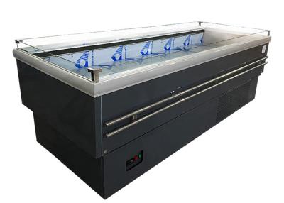 China Customization Fruit Display Refrigerator Island Cooler For Promotion for sale
